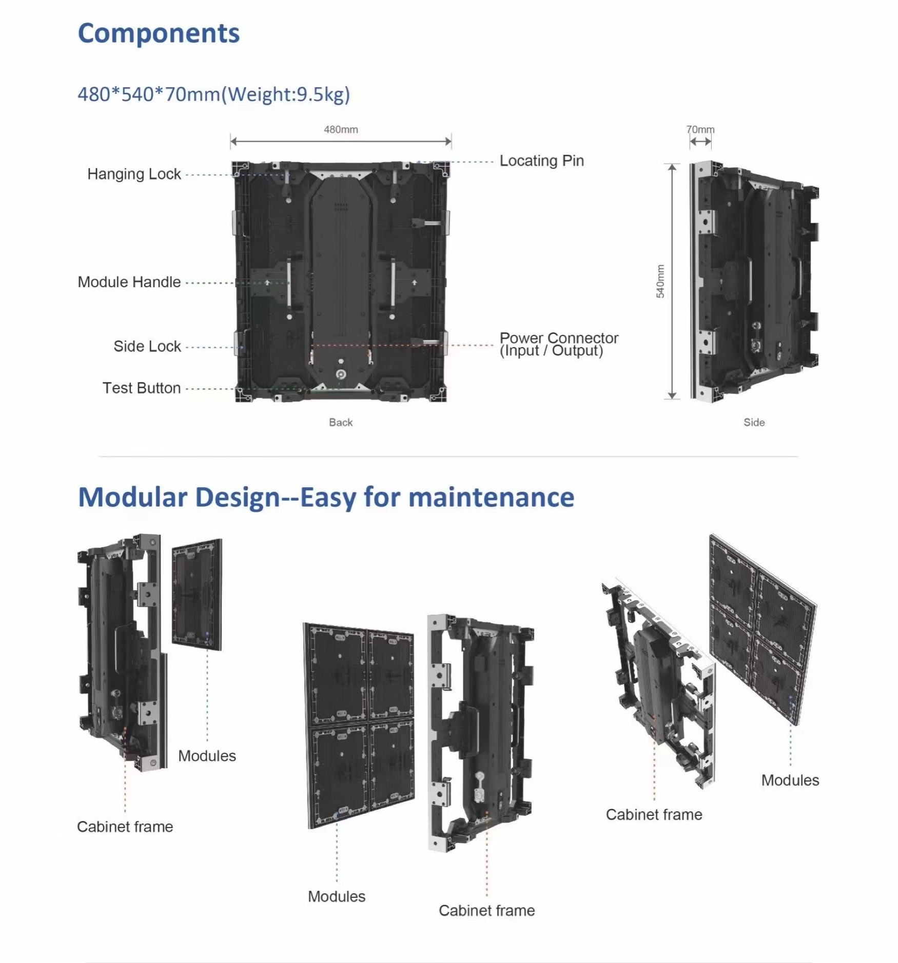 Lumax™Outdoor Narrow LED Screens - | Durway El Monte, CA
