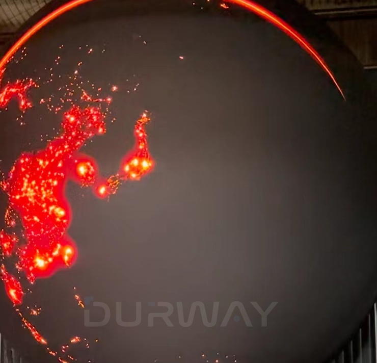 LED Sphere Display by Durway | Immersive 360° Visuals